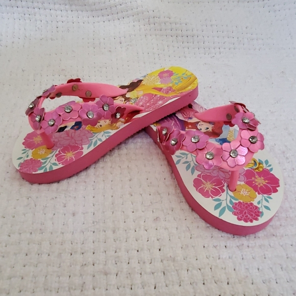 Disney | Shoes | Nwot Girls Disney Princess Pink Flip Flops | Poshmark